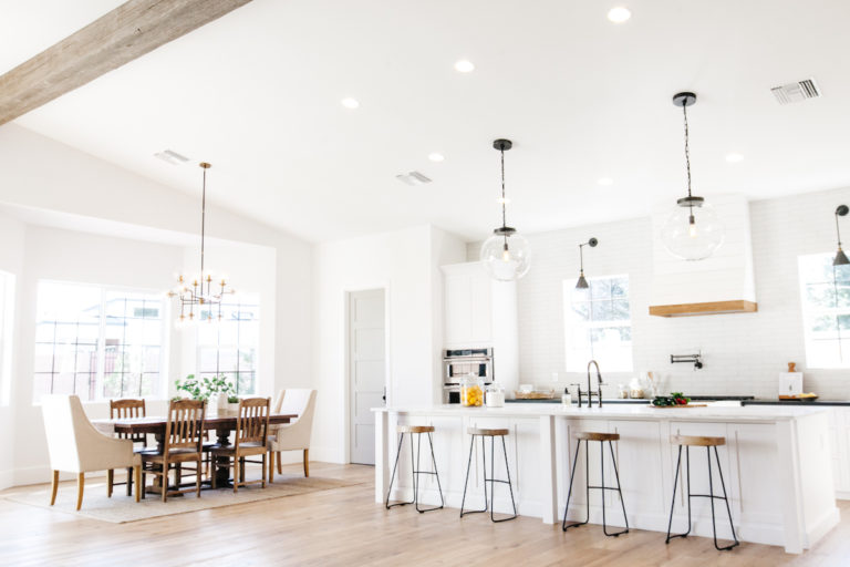 A Fresh + Timeless All-White Home with the Prettiest Kitchen · Haven
