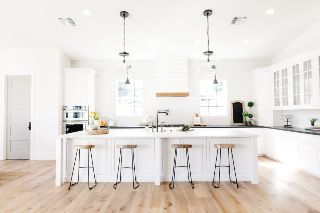 A Fresh + Timeless All-White Home with the Prettiest Kitchen · Haven