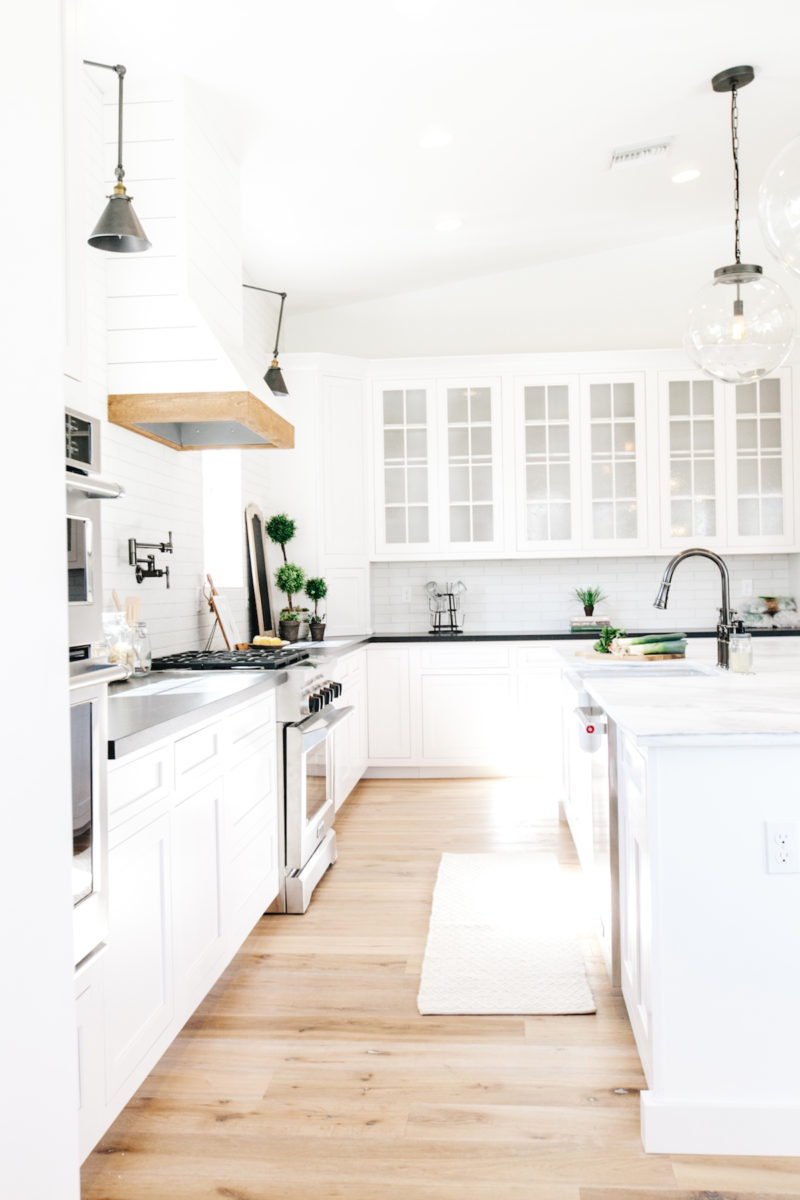A Fresh + Timeless All-White Home with the Prettiest Kitchen · Haven