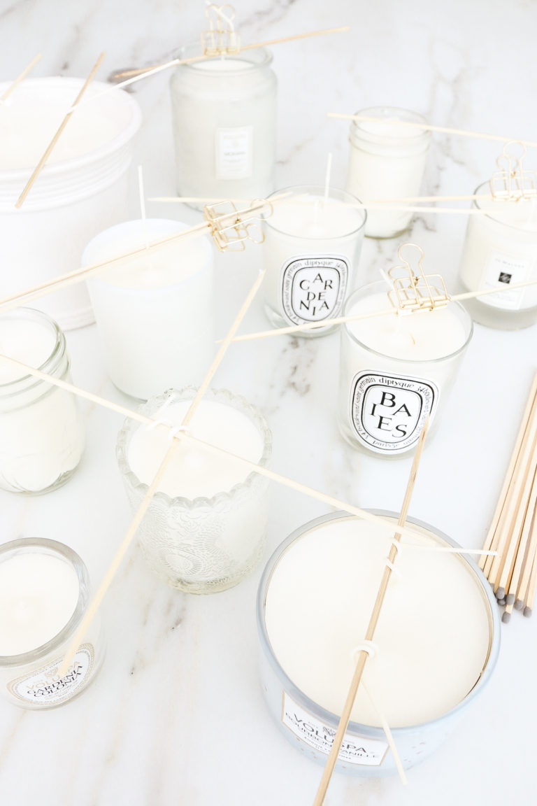 How To Make DIY Soy Candles with Pretty Recycled Jars · Haven