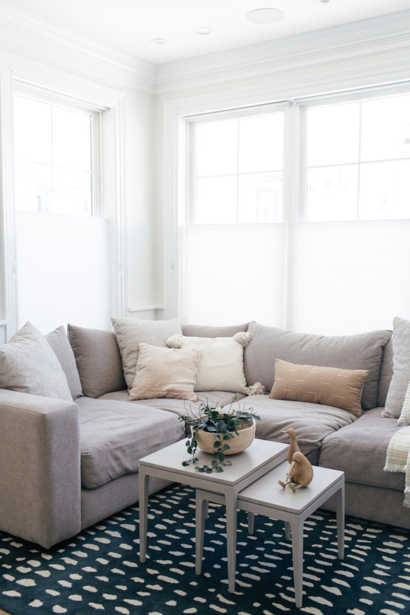 Bright & Neutral South Boston Condo with Statement Wallpaper · Haven