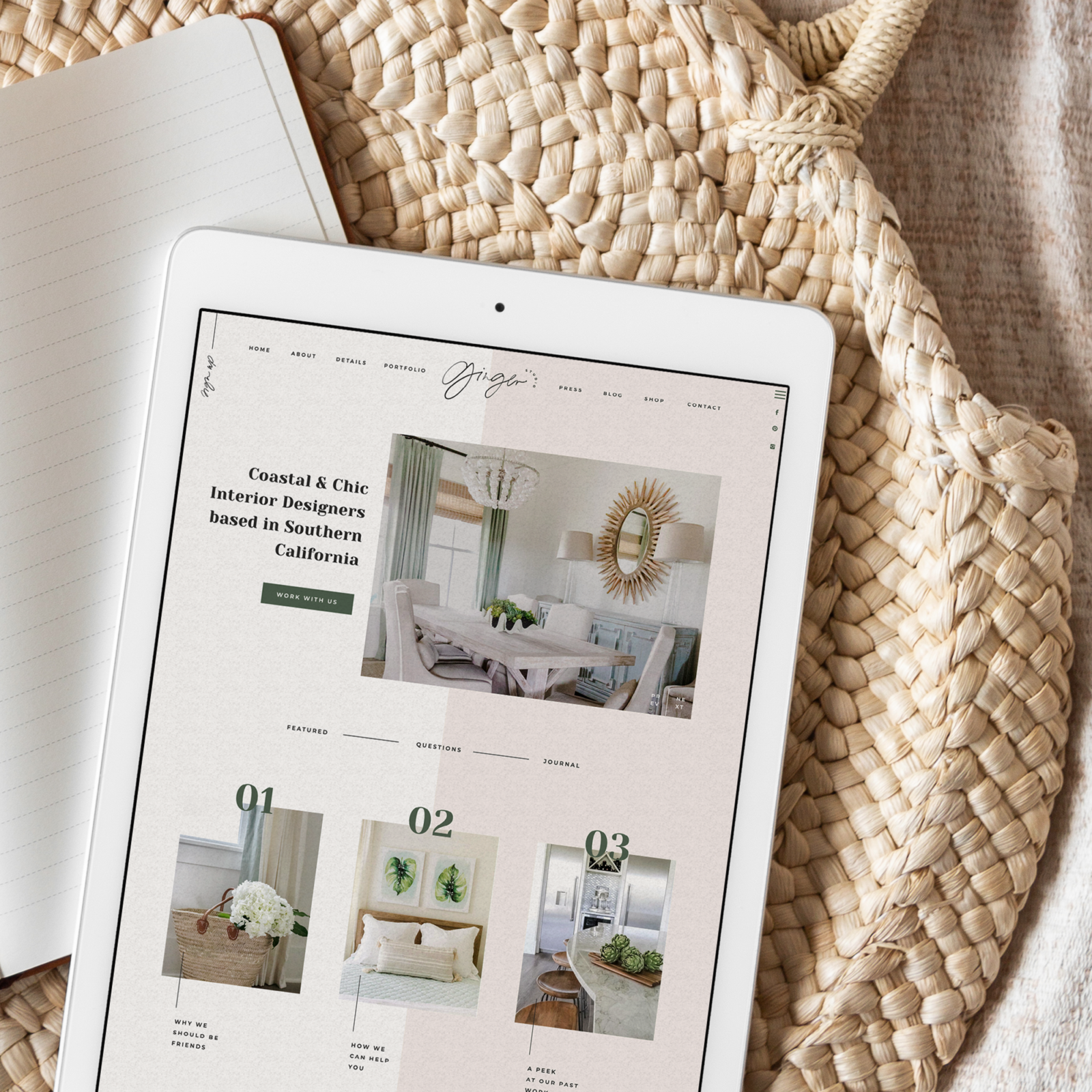 Customizable Website Templates for Interior Designers & Creatives · Haven