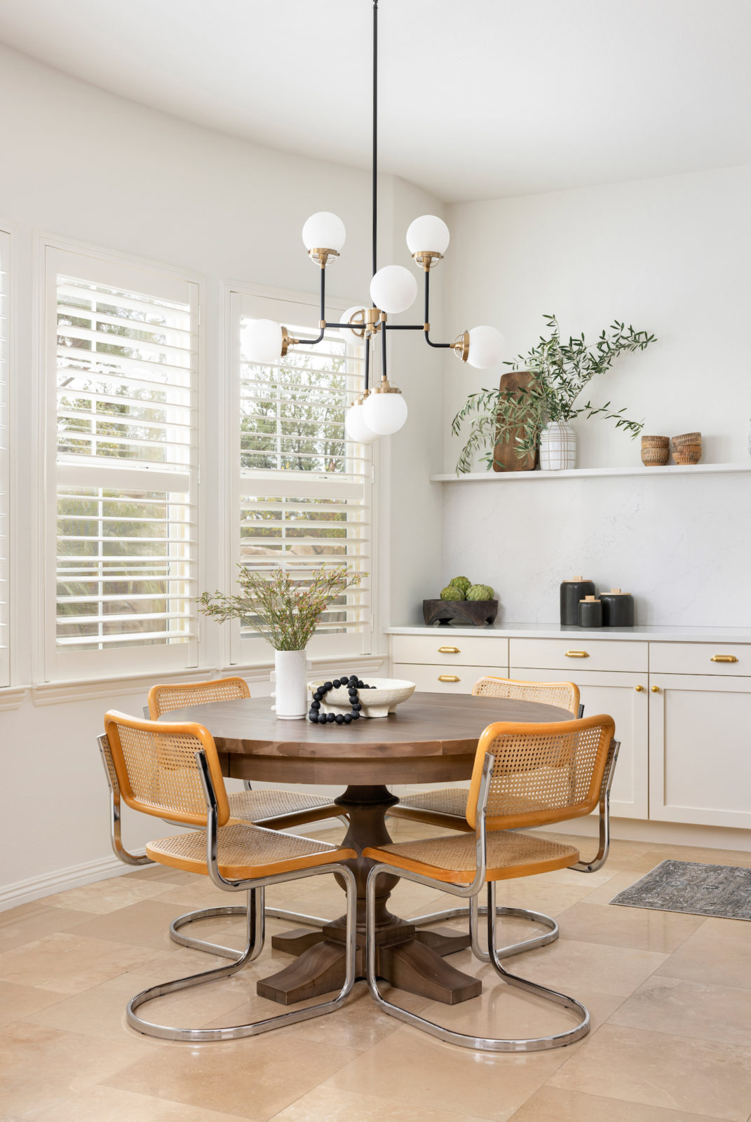 Open Shelving and Ten Foot Ceilings Create a Cozy Yet Spacious Kitchen ...