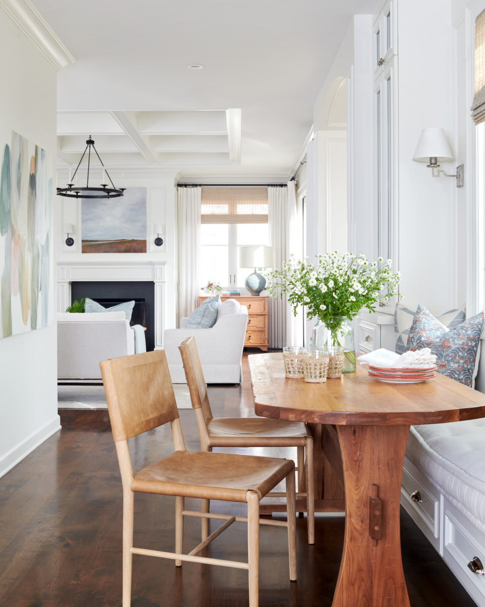 A Classic White Kitchen Graces This Timeless Manhattan Beach Home · Haven