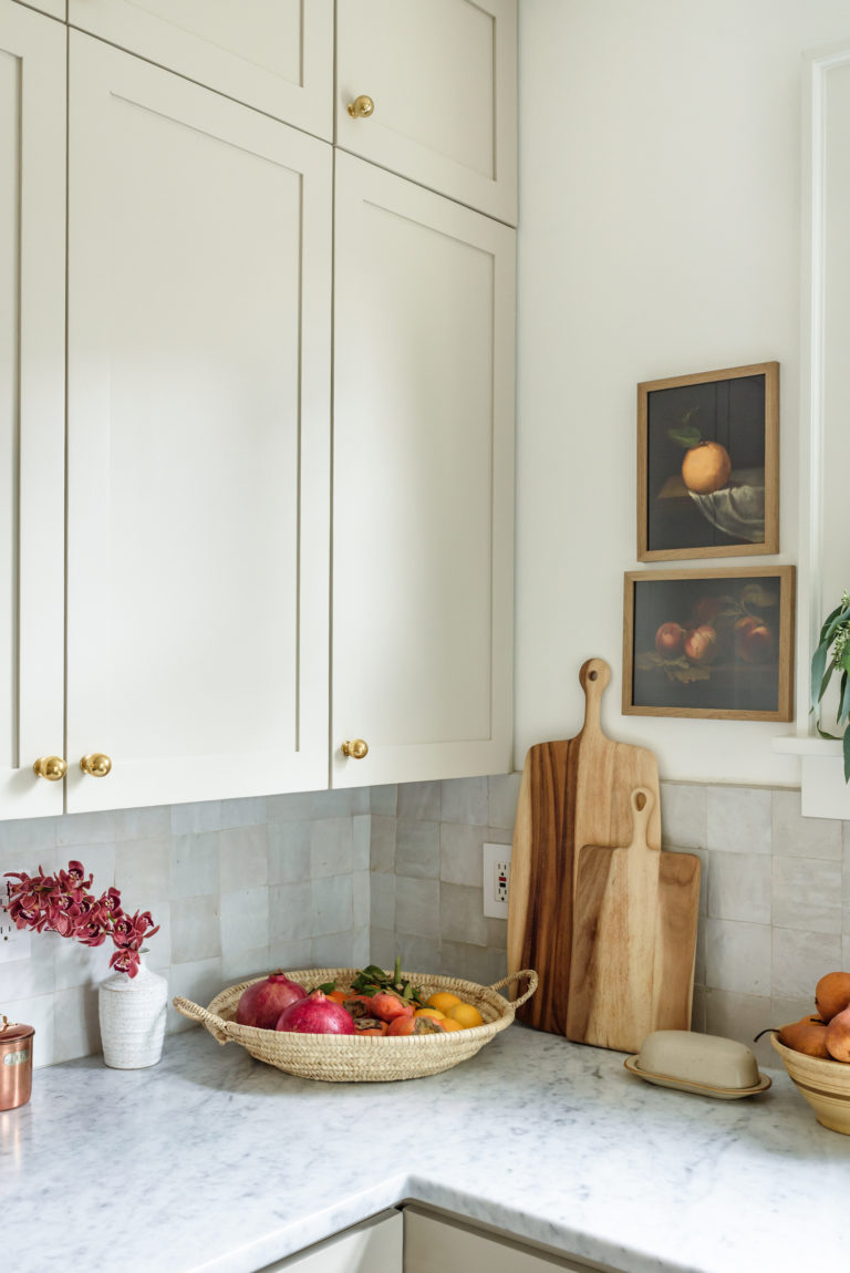 Sandy Cabinets and Brass Knobs Lend Classic Touches to This Craftsman ...