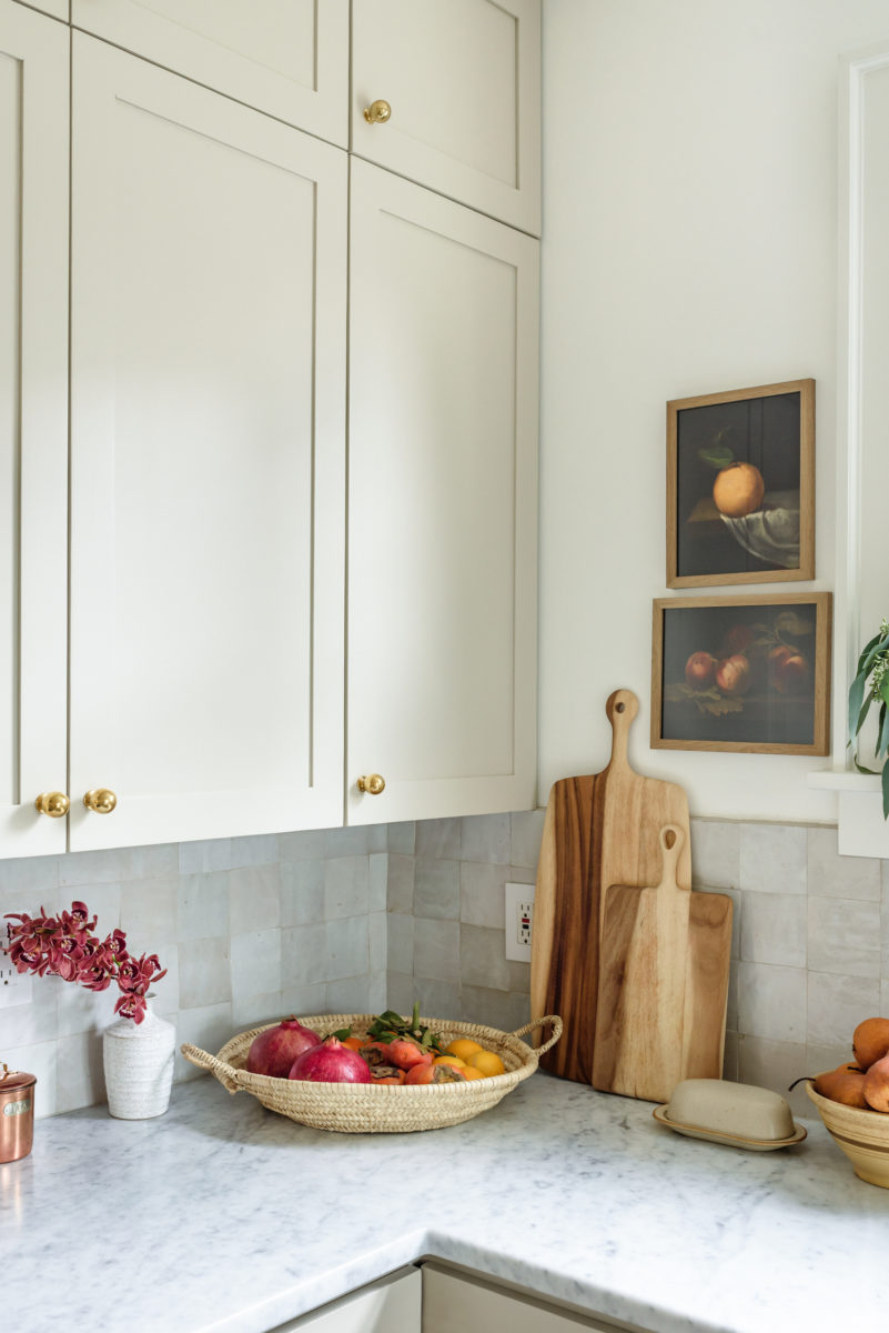 Sandy Cabinets and Brass Knobs Lend Classic Touches to This Craftsman ...