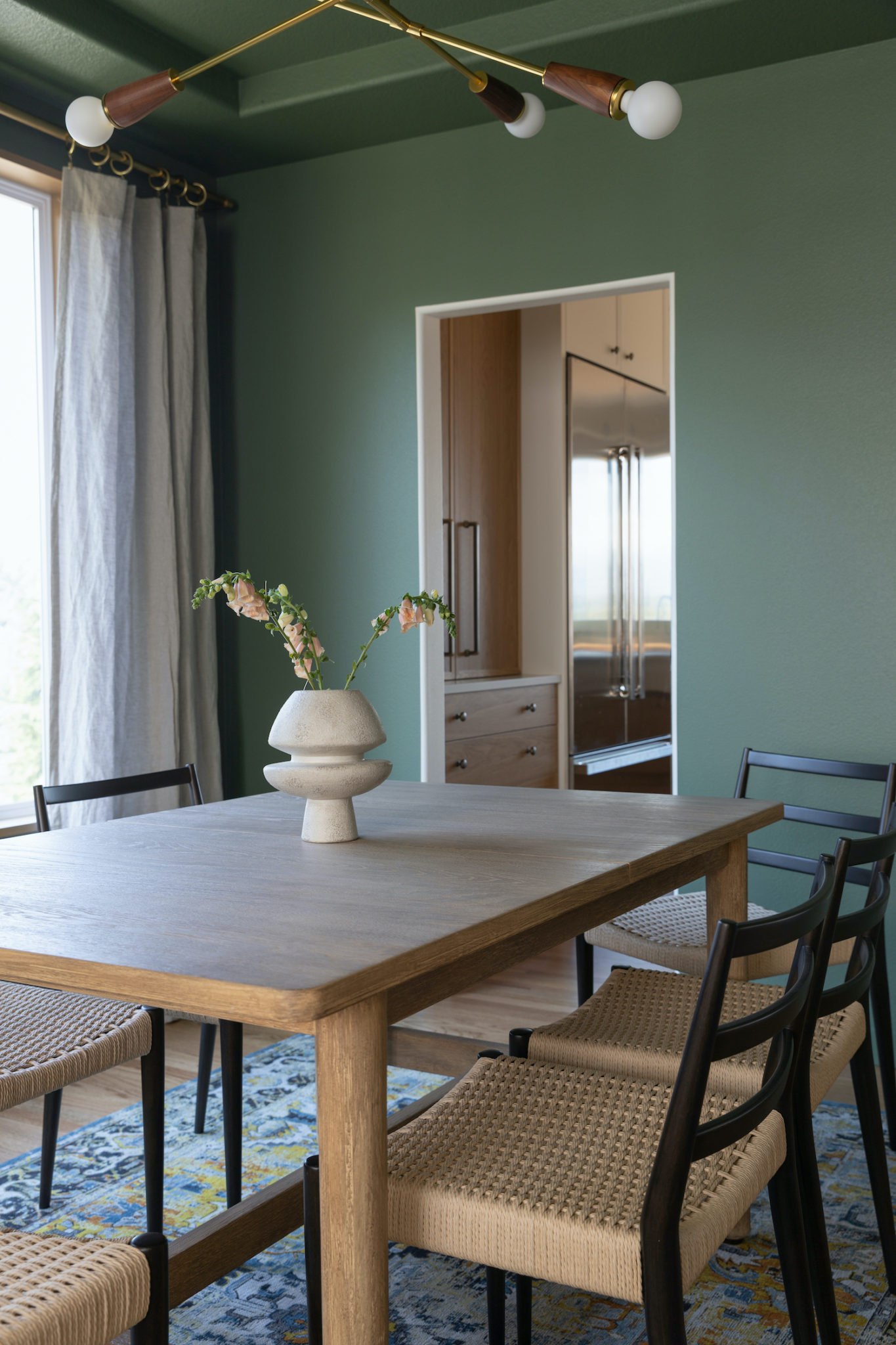 Mixed Wood Tones Add Character to This Modern Home · Haven