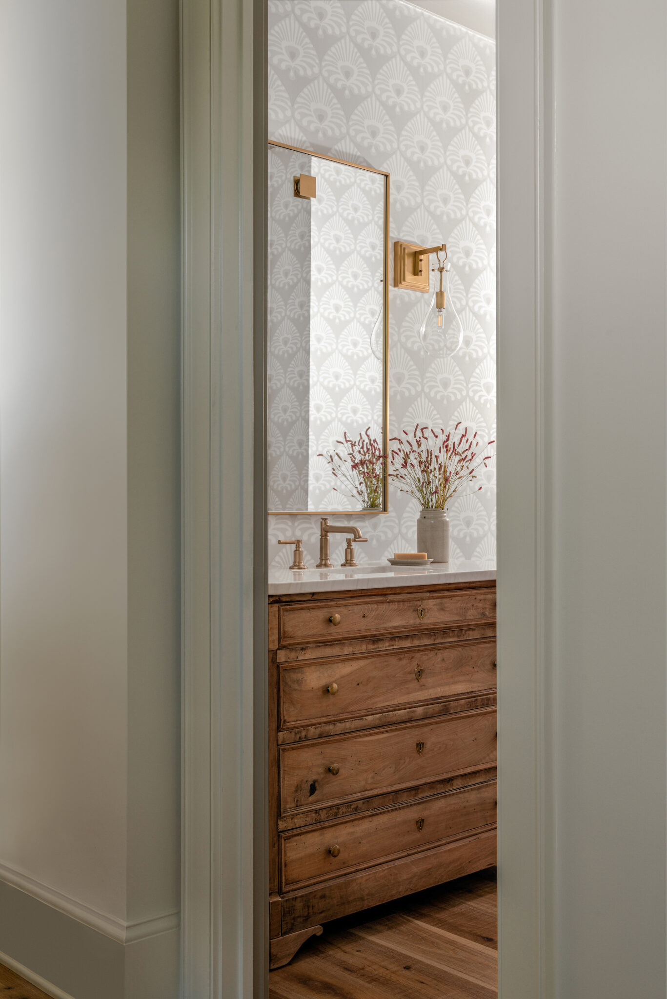 This New Build Keeps It Traditional With Pocket Doors and Moroccan Tile ...