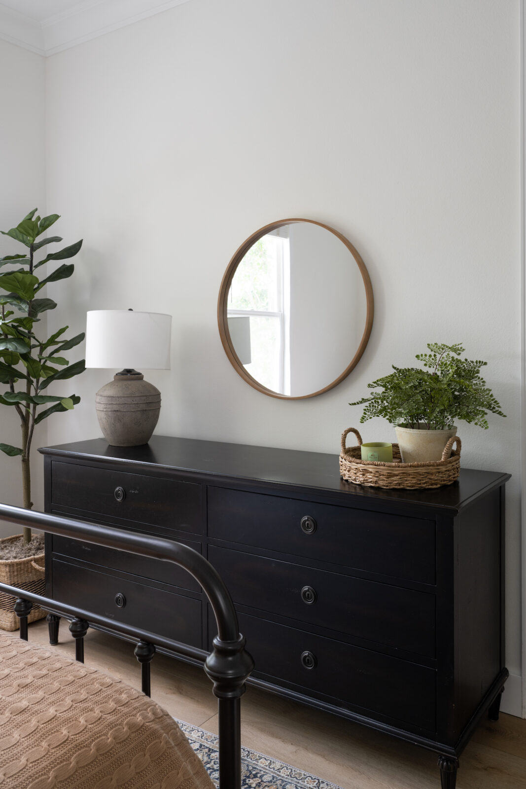 Muted Cut Stone Layers on Subtle Texture in a Neutral Transitional Home ...