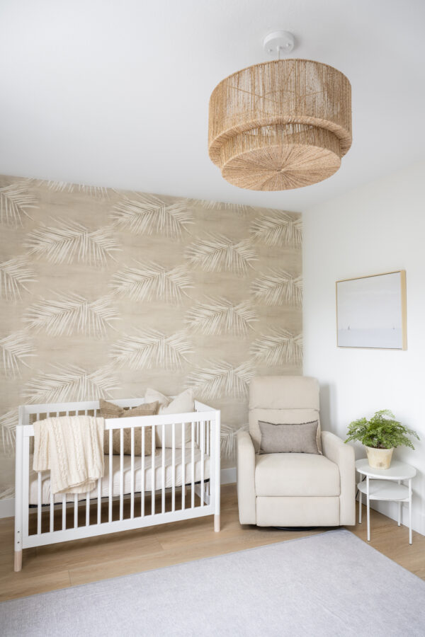 Muted Cut Stone Layers on Subtle Texture in a Neutral Transitional Home ...