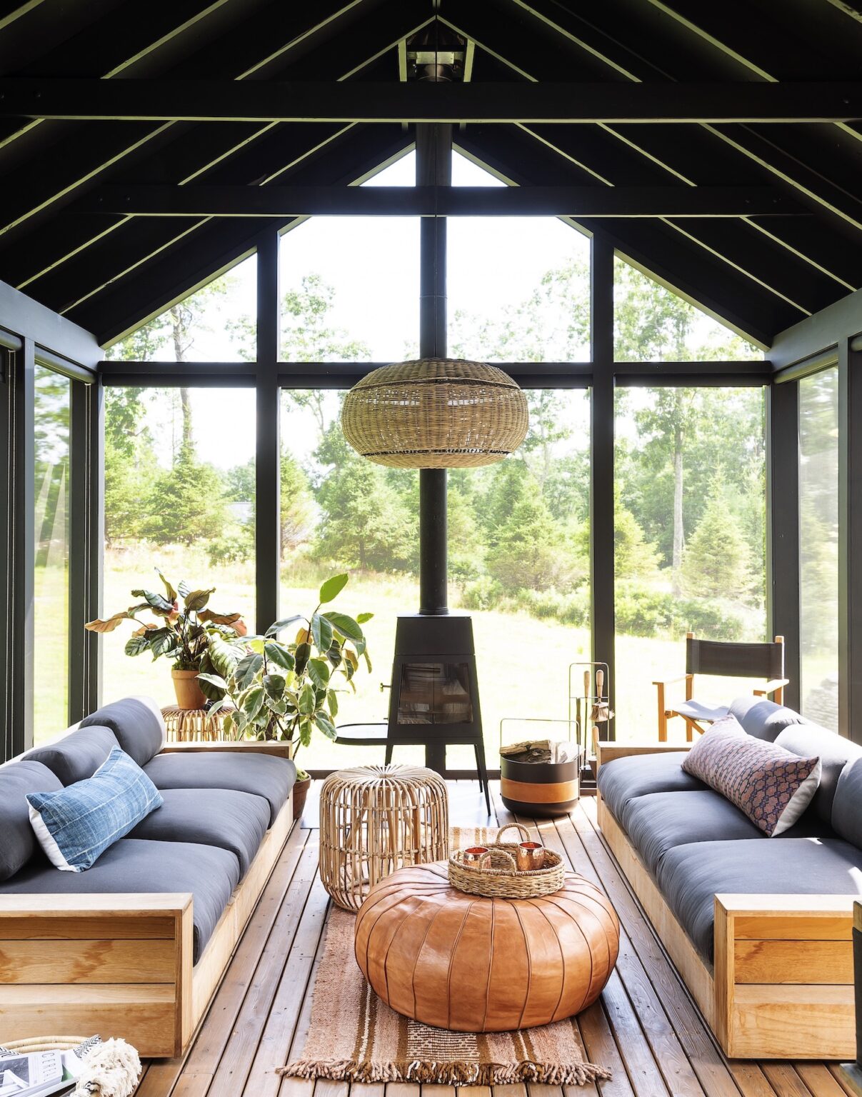 Rustic Camp Meets Modernist Barn in This Sustainable Vacation Retreat ...