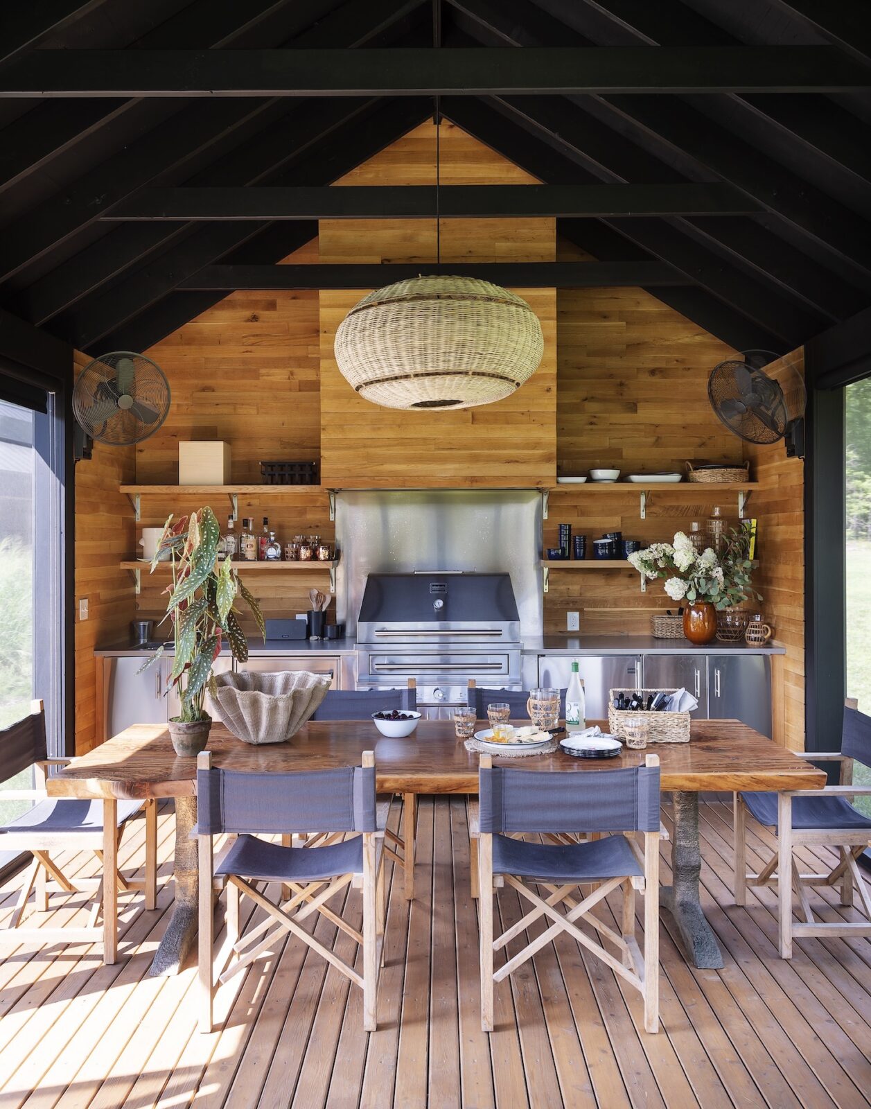 Rustic Camp Meets Modernist Barn in This Sustainable Vacation Retreat ...