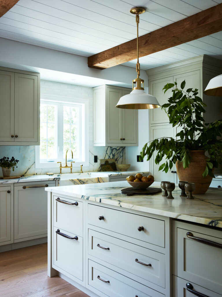 Small Touches of Eclectic Farmhouse Soften This Traditional Colonial ...