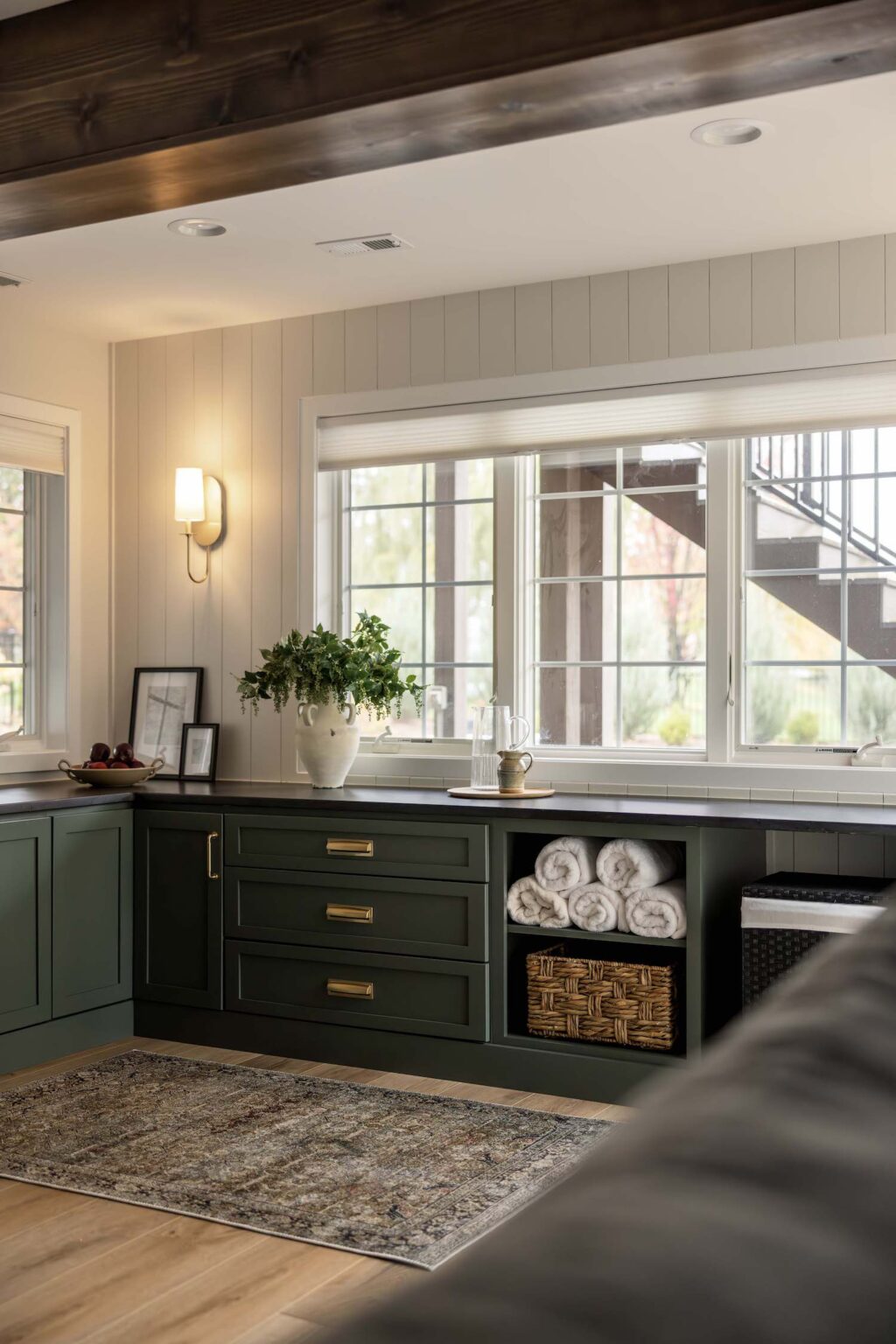 A Dry Bar and Pool Storage Bring Practicality to This Stylish Home ...