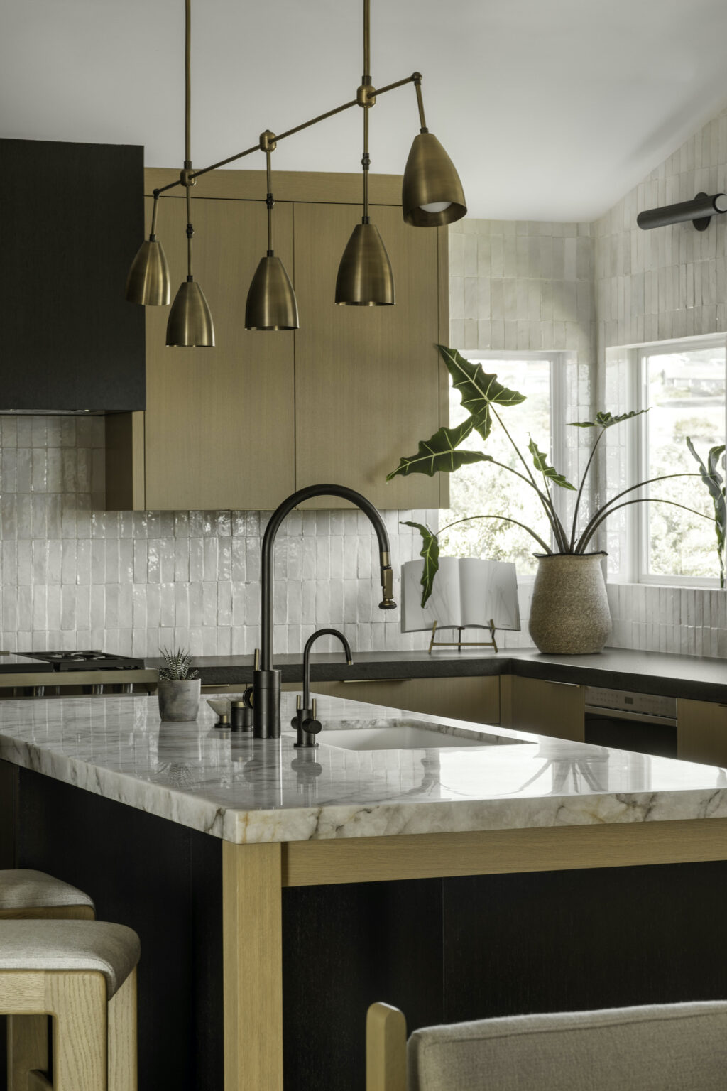 Modern Lighting Fixtures Add Excitement To This Corona Del Mar Home · Haven