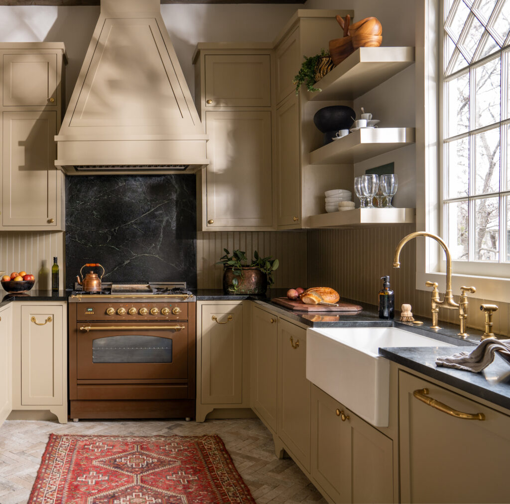 Original Wavy Glass Windows Grace This Folk Victorian Kitchen · Haven