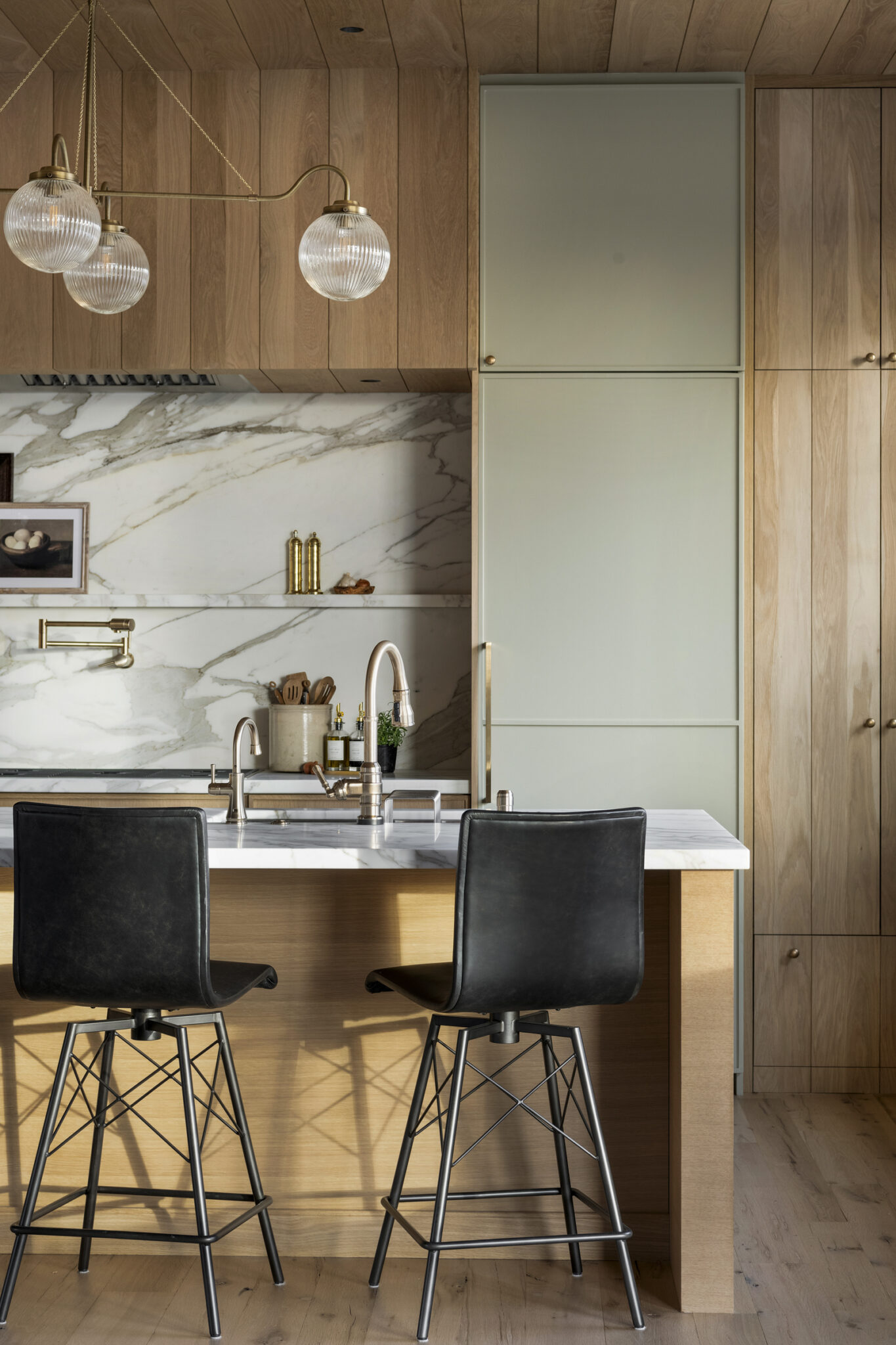 Explore the Modern Elegance of a Texturally Rich Ranch Home · Haven