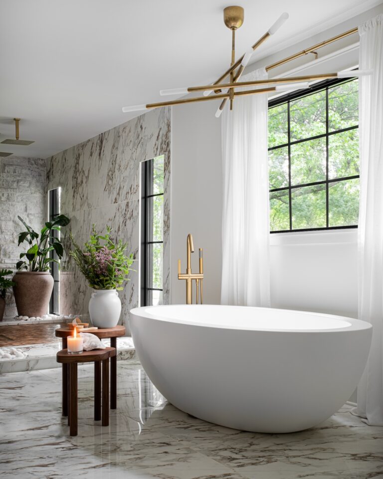 How a Plant-Filled Atrium Led to an Elegant European Revival Makeover ...