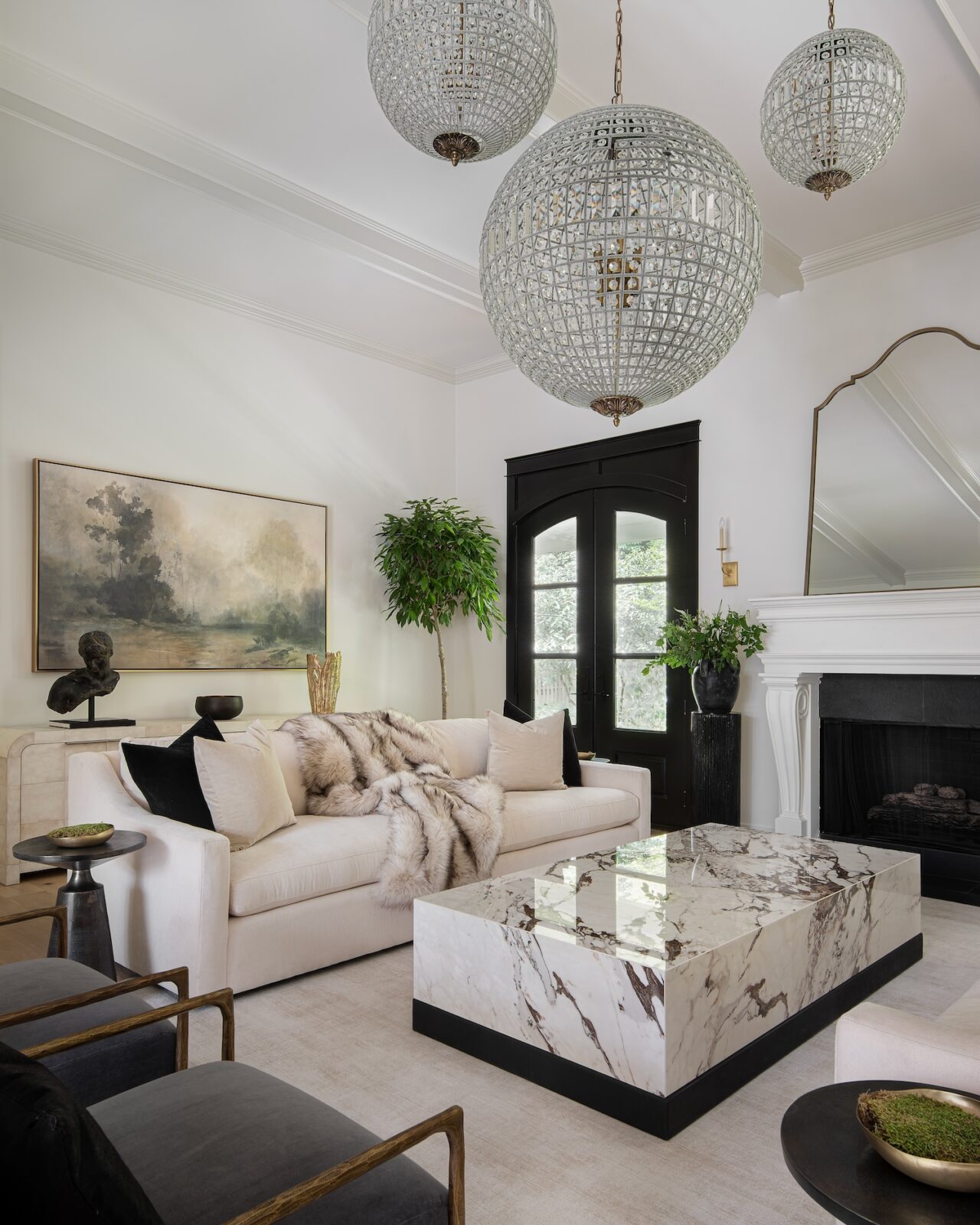 How a Plant-Filled Atrium Led to an Elegant European Revival Makeover ...