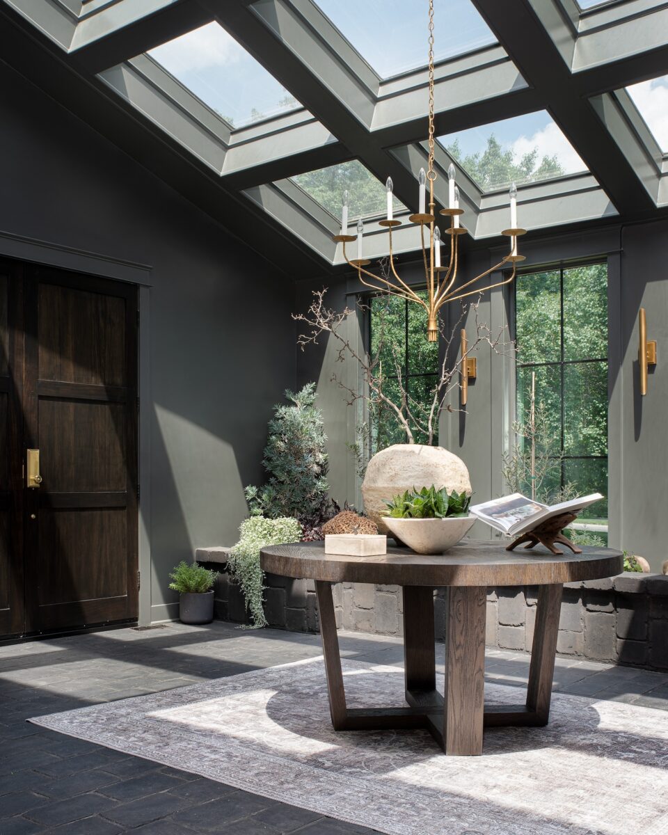 How a Plant-Filled Atrium Led to an Elegant European Revival Makeover ...