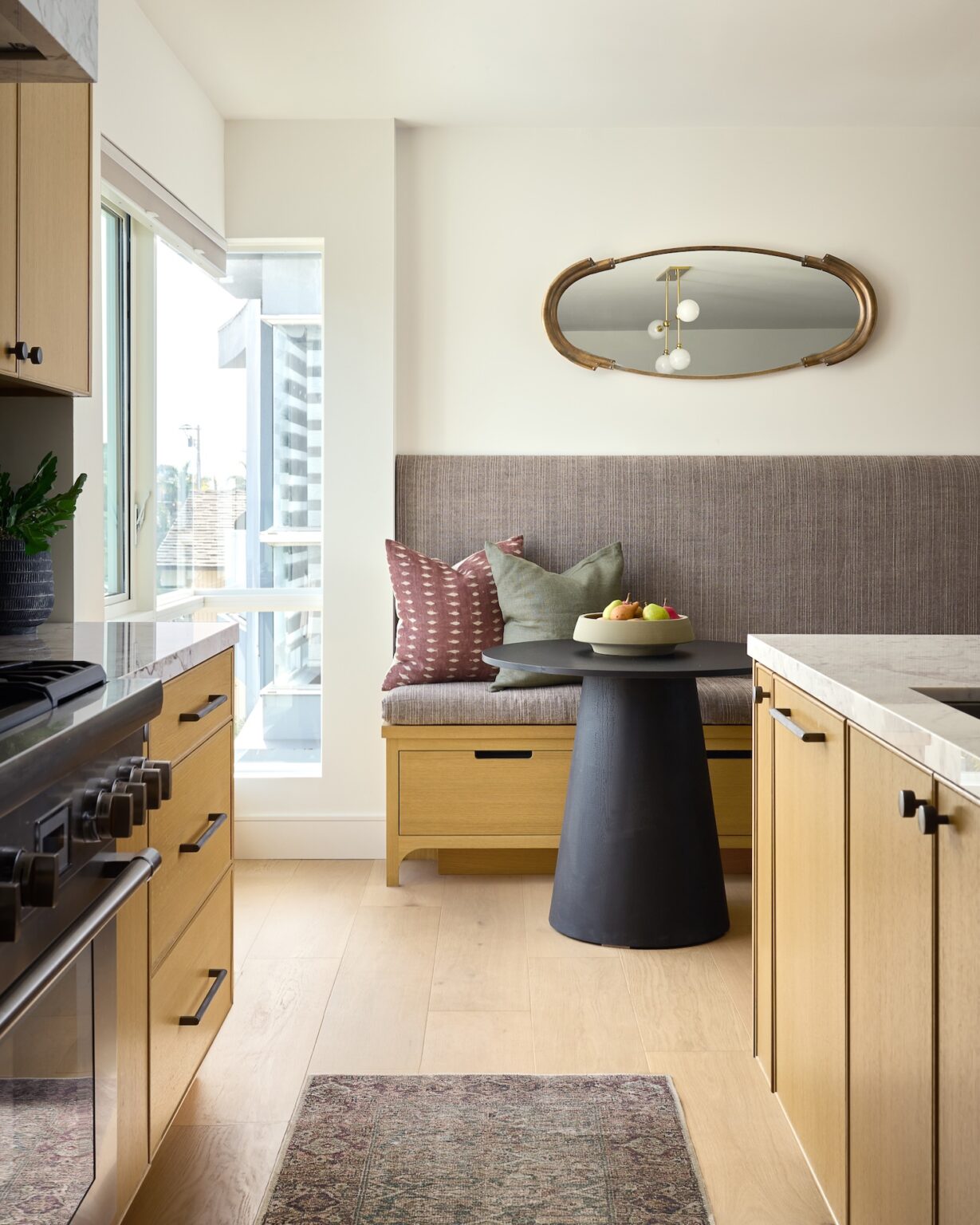 See How a Powder Room Slab Inspired the Color Story of This Coastal ...